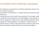 C Programming Function Pointers Pptx