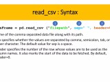 Python And Csv Connectivity Pptx