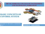 Chapter 1 Basic Components Of Control System Pptx