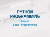 Chapter 1 Basic Programming Python Programming Lecture Pdf