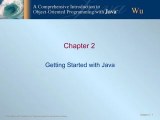 Chapter 2 Getting Started With Java Ppt