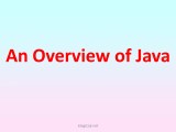 An Overview Of Java Object Oriented Programming Pdf