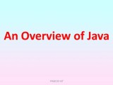 An Overview Of Java Object Oriented Programming Pdf