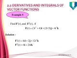 Applied Calculus Chapter 2 Vector Valued Function Pptx Physics