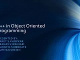 C In Object Oriented Programming Pptx