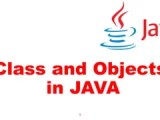 Class And Objects In Object Oriented Programming With Java Pdf