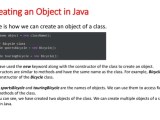 Class And Objects In Object Oriented Programming With Java Pdf