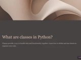 Presentation On Classes In Python Programming Language Pptx