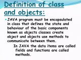 Classes Object And Methods Java Pptx