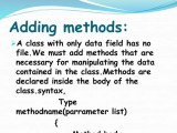 Classes Object And Methods Java Pptx Programming Languages Computing