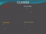 Class Object Method Constructors In Java Pptx