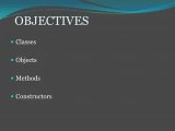 Class Object Method Constructors In Java Pptx