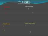Class Object Method Constructors In Java Ppt