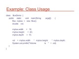 Class Object Method Constructors In Java Ppt