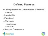 Clojure Presentation Odp
