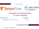 Introduction To Using Tensorflow Deep Learning Pdf