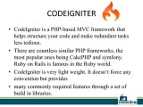 Codeigniter Framework Pptx