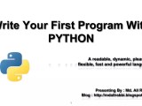 Code In Python Ppt