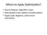 Code Optimization Compiler Design Software Pptx