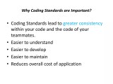 Coding Standards For Java Pptx