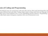 Coding Vs Programming Pptx