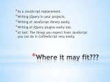 Coffeescript An Introduction Pptx