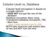 Sql Server Column Based Encryption Pdf