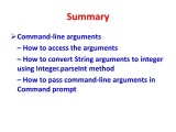Command Line Arguments In Java Tutorial Pdf