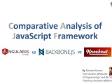 Comparative Analysis Of Java Script Framework Ppt