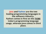 Comparison Between Java And Python Pdf