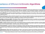Computer Arithmetic Algorithm Arithmetic Pptx