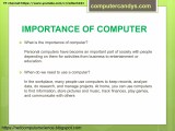 Computer Tutorial Lesson Powerpoint Presentation For Student And