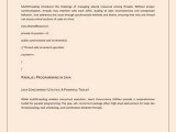 Concurrency In Java Multithreading And Parallel Programming Pdf