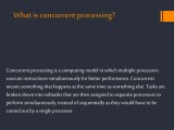 Concurrent Processing And Distributed Computing Pptx