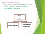 Constructor In Java Pptx