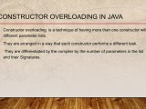 Constructor Overloading Method Overloading Pptx
