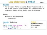 Control Statements In Python Pptx