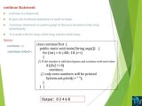 Control Statements In Java Pptx