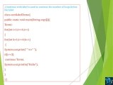 Control Statements In Java Pptx
