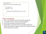 Control Statements In Java Pptx