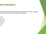 Control Structure In Javascript 1 Pptx
