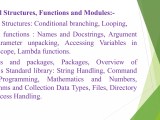 Control Structures Functions And Modules In Python Programming Pdf