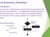 Control Structures Functions And Modules In Python Programming Pdf