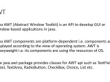 Java Abstract Window Toolkit Pptx