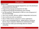 Introduction To Core Java Programming Pptx