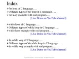 C Program Language Tutorial For Loop While Loop Do While Loop Ppt
