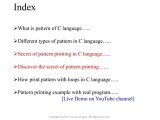 C Program Language Tutorial Pattern Printing Pptx