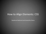 Css Alignment Pptx