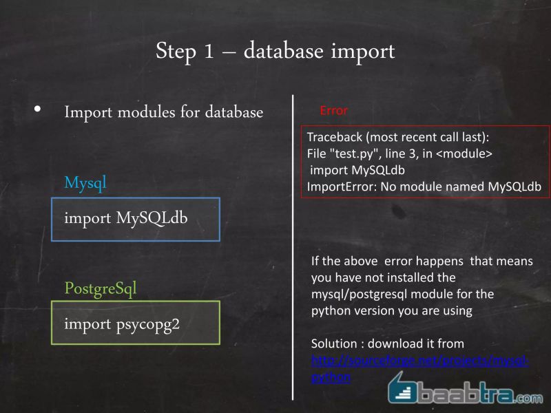 Python Database Connection Key Steps In Database Connectivity - Best Light Images in Desktop