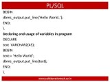 Introduction To Database Sql Pl Sql Pptx